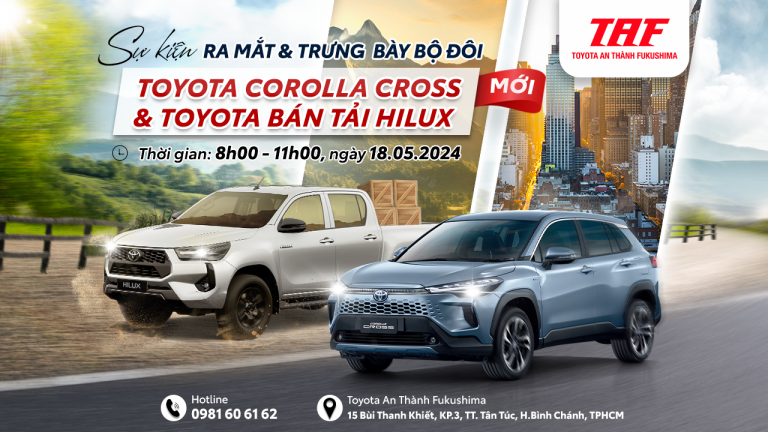 Sự kiện Toyota: Bộ đôi mới Corolla Cross & Hilux 2024 ra mắt